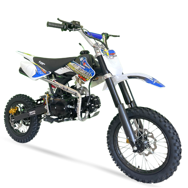 PIT BIKE 125CC 4T SPEED ZIZ RACING COLOR AZUL - Recambios Rodríguez